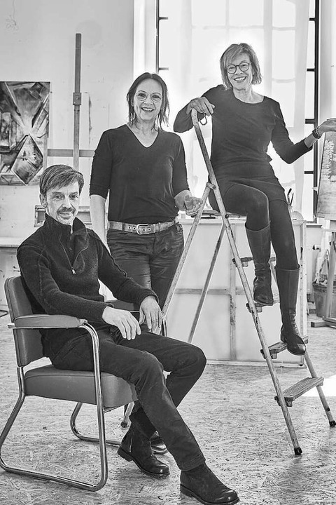 Drei Künstler stellen ihre Ateliergemeinschaft in Kollnau vor ...