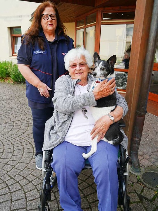 Senioren im Pflegeheim in Wehr freuen sich über Hundebesuch - Wehr ...