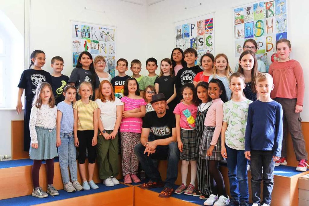 In der Bibliothek Brombach stellen erstmals Grundschulkinder aus - Lörrach - Badische Zeitung