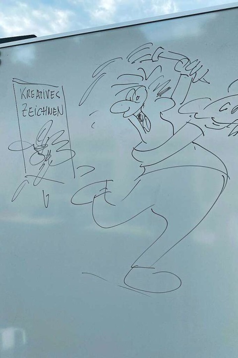 Thomas Zipfel zeigt Kindern, wie kreatives Zeichnen geht - Titisee ...