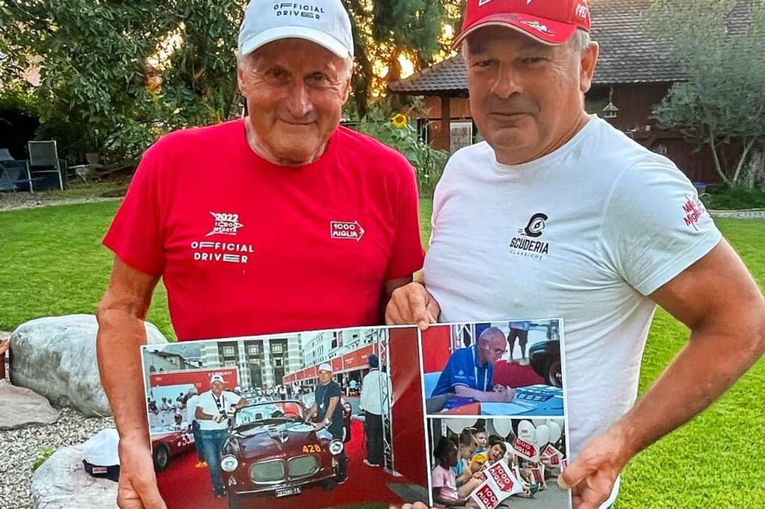 Was zwei Merdinger beim Oldtimerrennen Mille Miglia erlebt haben ...