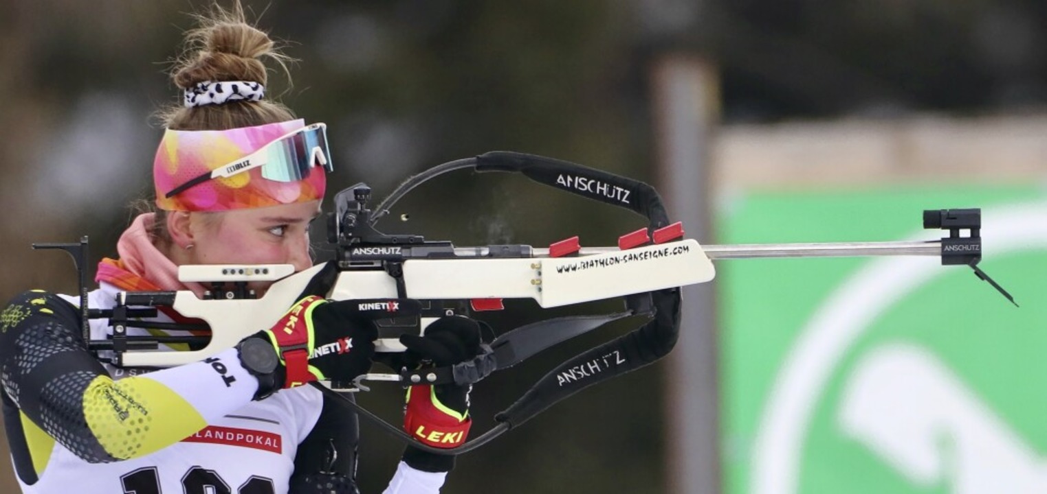 Karla Gehrmann beim Deutschlandpokal in Oberwiesenthal - Biathlon ...