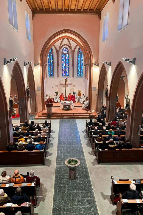 Eschbachs Kirche St. Agnes strahlt in neuem Licht - Eschbach - Badische Zeitung