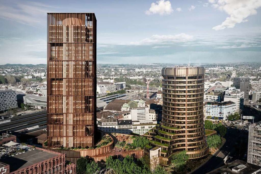 Die geheimnisvollste Bank Basels zeigt Entwürfe für ihren zweiten Turm ...