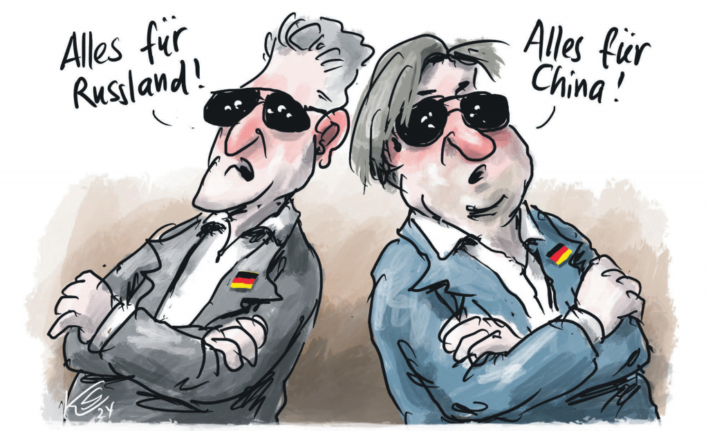 Die neuen Parolen der AfD? - Karikaturen - Badische Zeitung