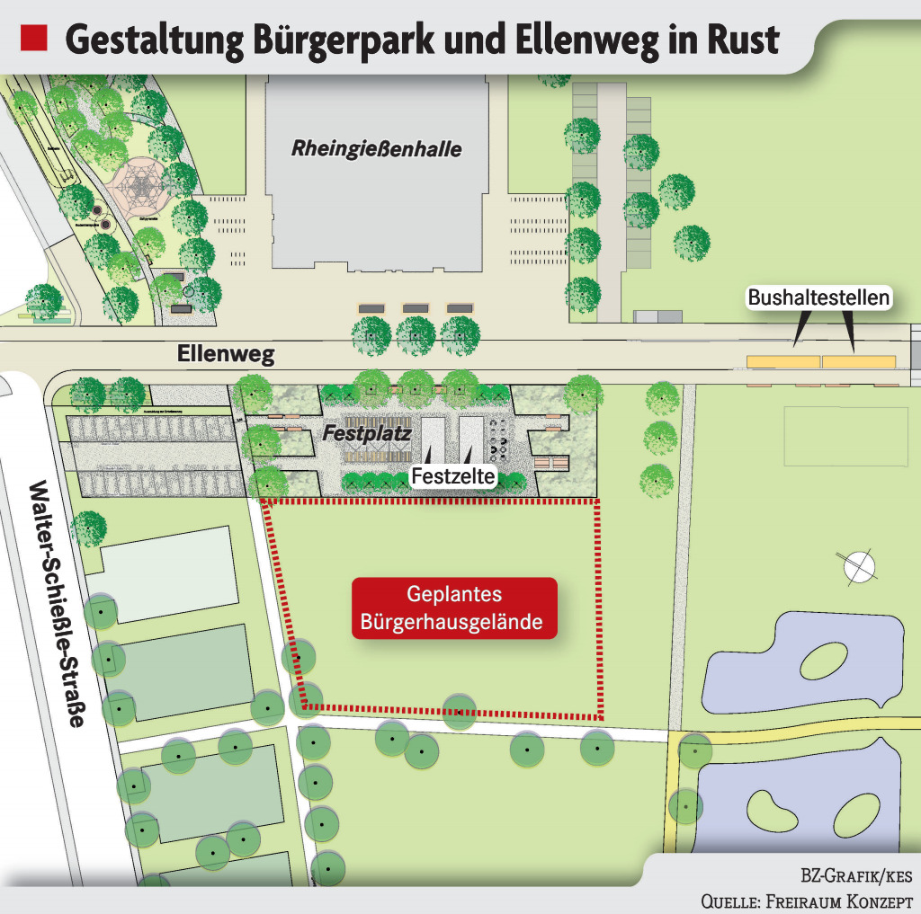 Der Ruster Festplatz soll bis 2025 umgestaltet sein - Rust - Badische ...