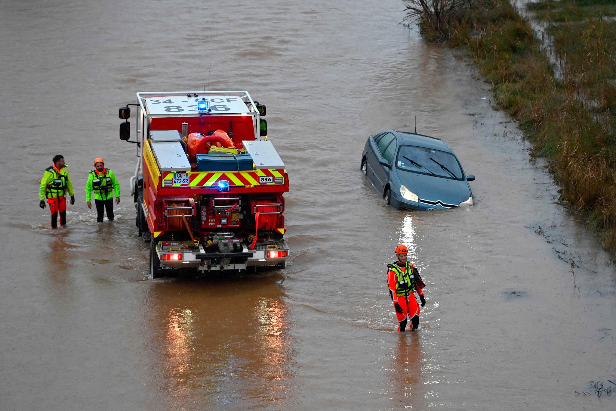 Hochwasser trifft Teile von Südfrankreich - Panorama - Badische Zeitung